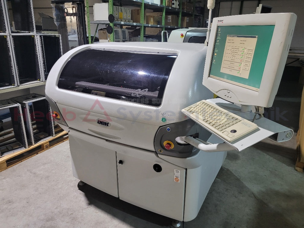 DEK Infinity Inline Schablonendrucker (2004) – SMT Webstore