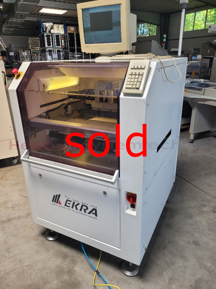 EKRA E4 inline stencil printer – SMT Webstore