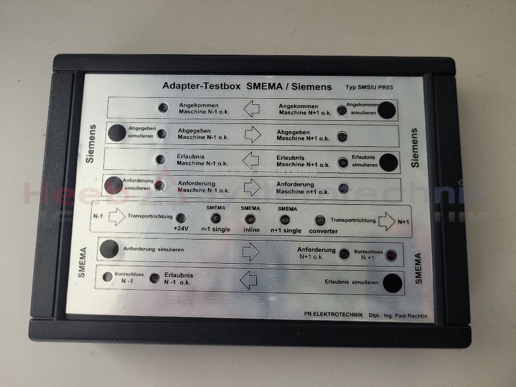 Schnittstellen Testbox – SMT Webstore