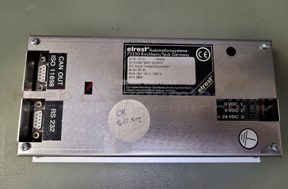 ASYS control panel CAN P100 – SMT Webstore