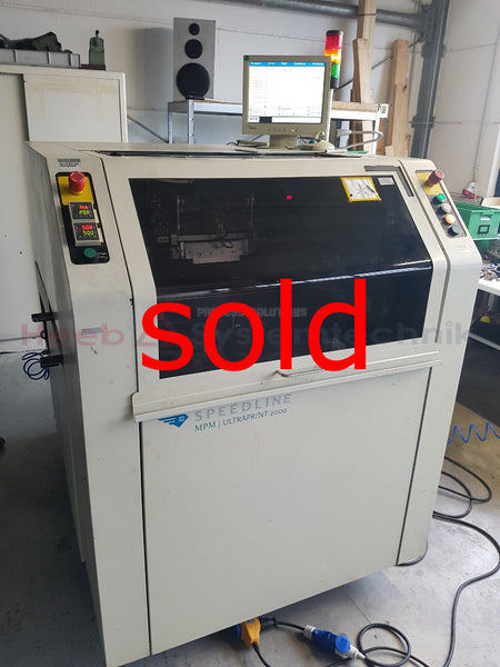 MPM UP2000/B inline stencil printer – SMT Webstore